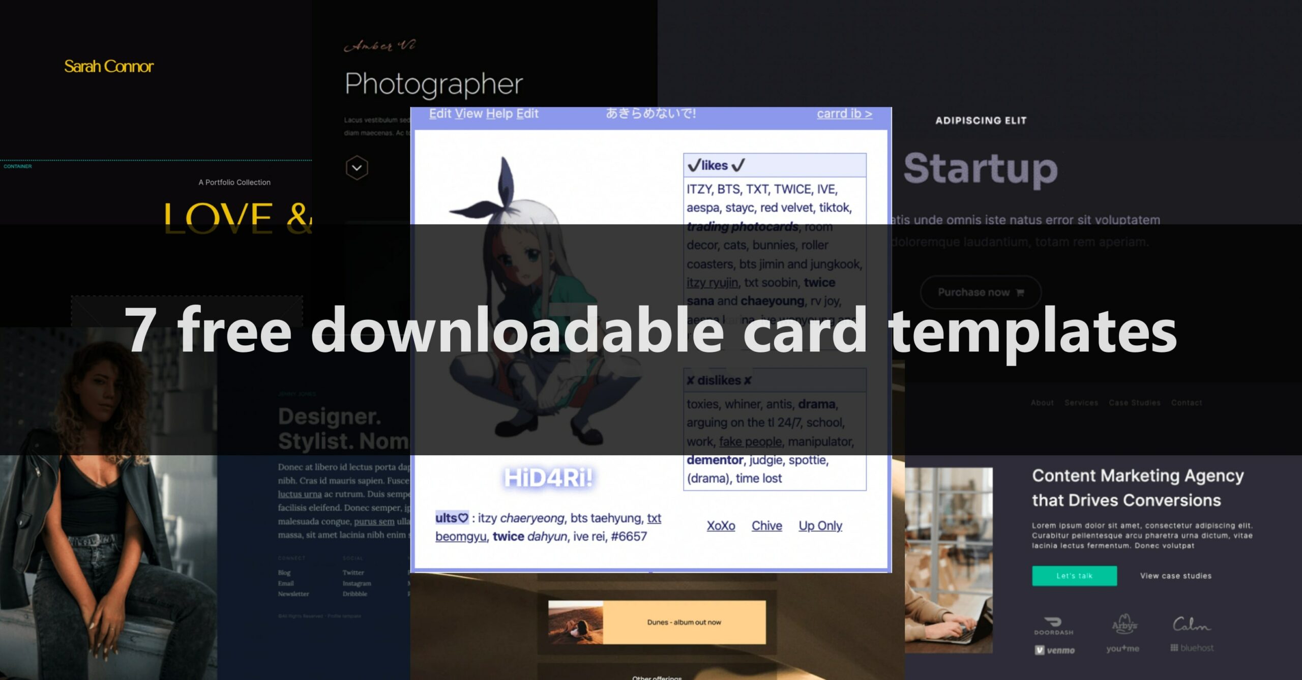 Carrd Website Templates Prntbl concejomunicipaldechinu gov co